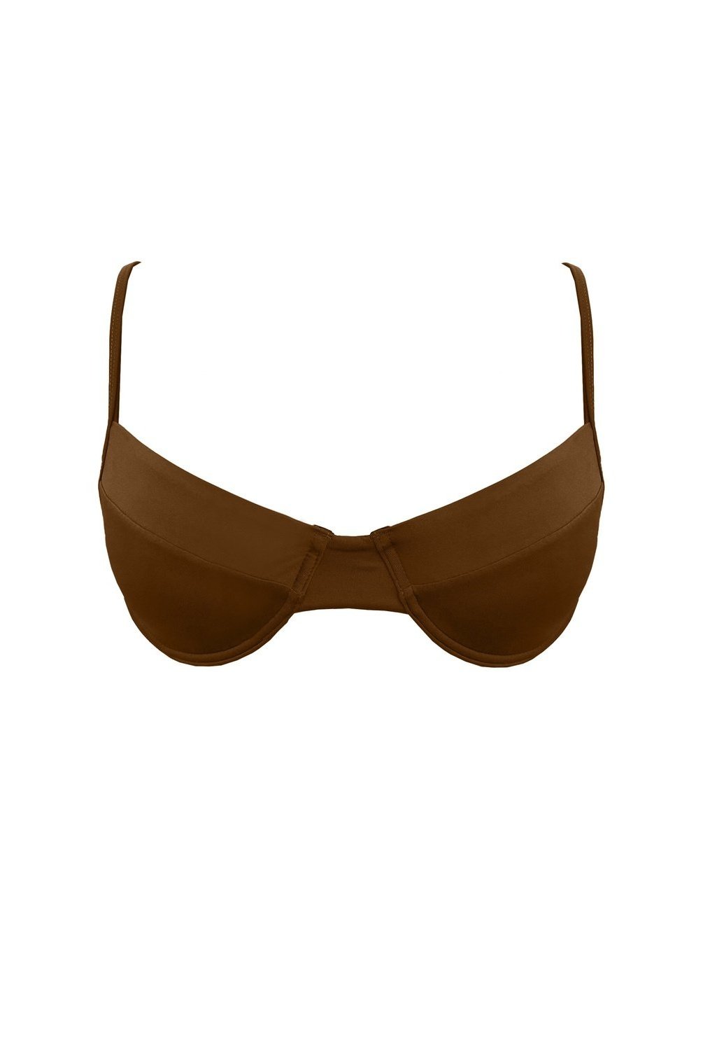 Brown Bikini Underwire Top Laya Swim