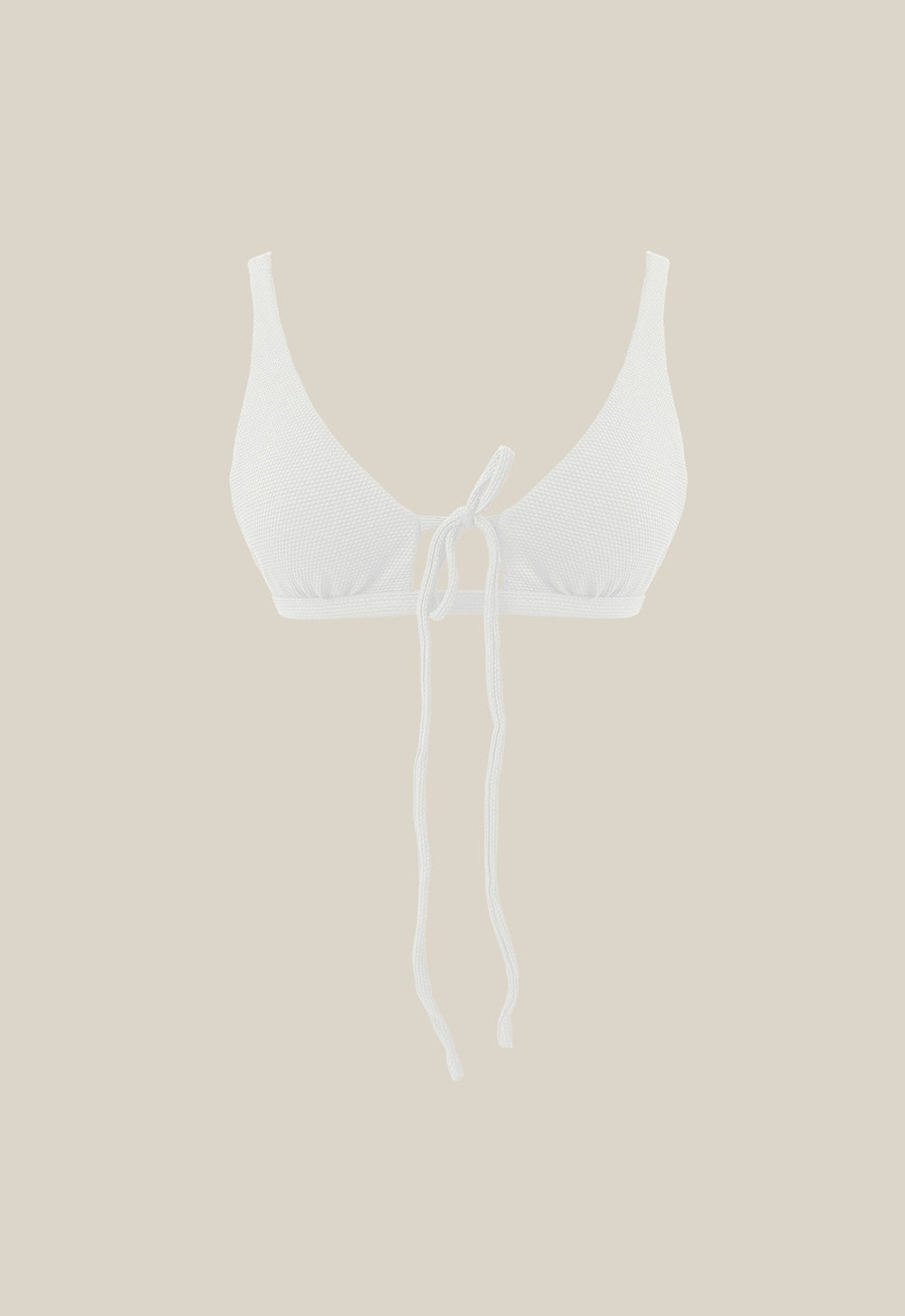 White Triangle Bikini Top | Triangle Bikini Top