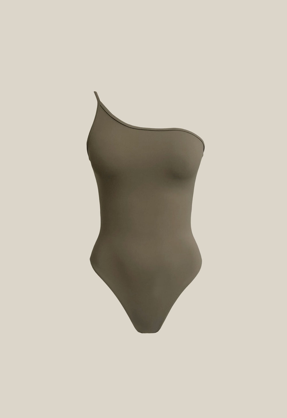 One Piece Swimsuit in Tan